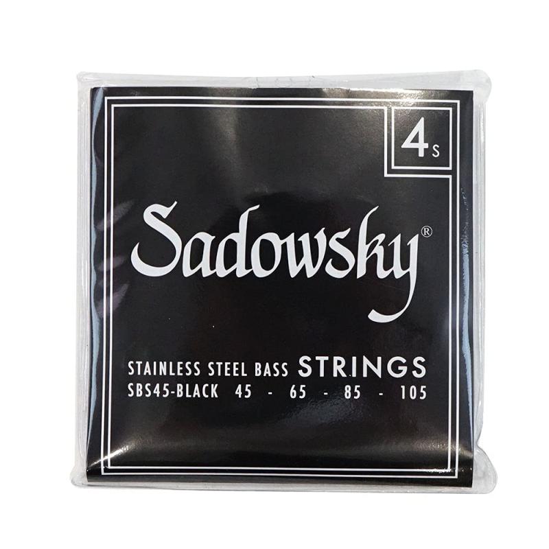 ブラックラベルベース弦 ステンレス弦 4弦 045-105 SBS45 Blackブラックラベルベース弦4弦用045"、065" 、 085 "、105"ステンレス弦