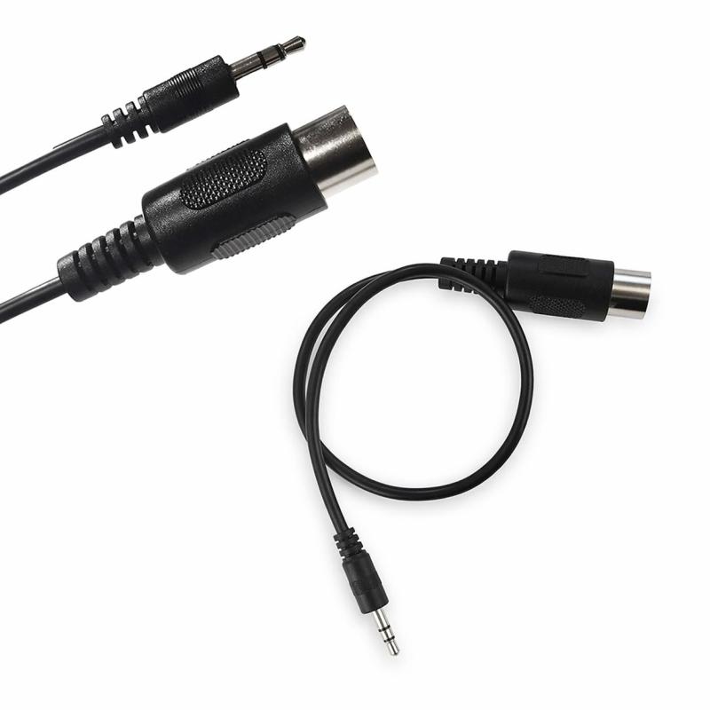 MIDI ケーブル 3.5mm TRS/MIDI（TYPE-A）KORG Volca シリーズ、AIRA Compact シリーズ、MOOG STUDIO 対応MIDI Din5オス端子と3.5mmTRSプラグを備えたケーブル。MIDIピン...