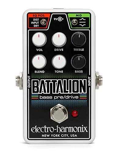 ELECTRO-HARMONIX Nano Battalion Bass Preamp ＆ Overdrive ベースエフェクター『並行輸入品』こちらの商品は並行輸入品、マニュアルは英語となります。日本国内でも問題なく使用できます。メーカー...