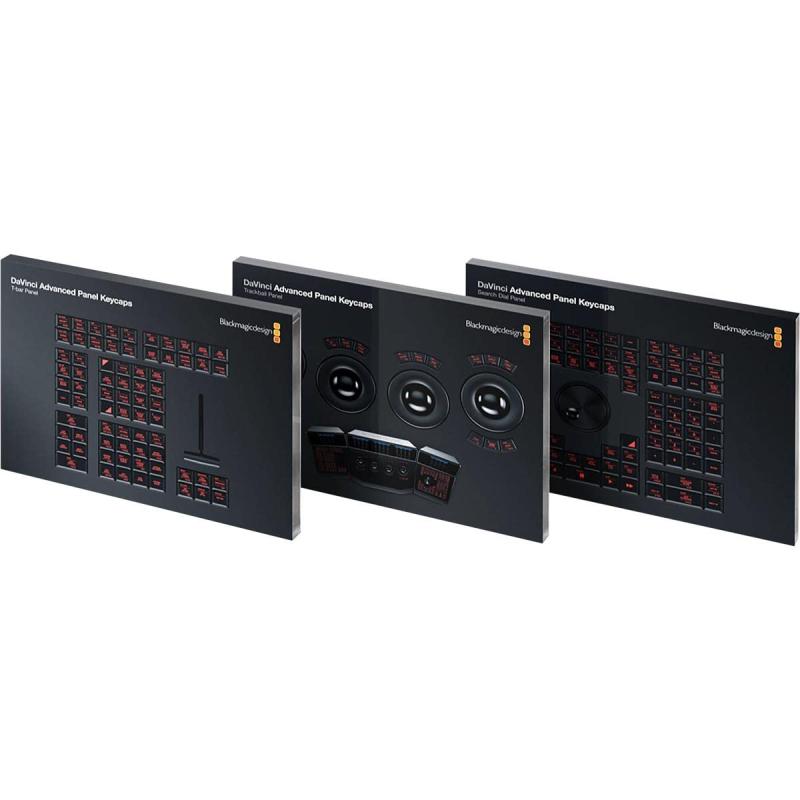 BLACKMAGIC DESIGN Davinci アドバンスド パネル キーキャップ DV/キー/AD/キャプセットTバーパネルキーキャップ付き。トラックボールパネルキーキャップ付き。検索ダイヤルパネルキーキャップ付き。DaVinci R...