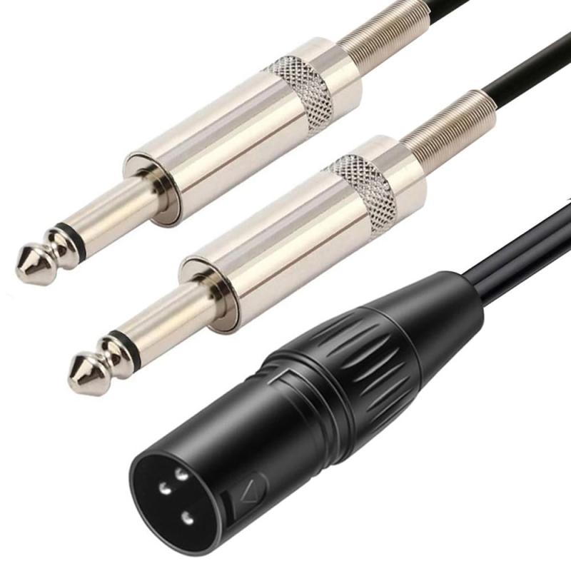 waveman xlr ts ケーブル ts xlr コード 6.35mm 2極 キャノン オス ケーブル 6N OFC 無酸素銅 アンプ スピーカー に対応 1メートル6.3 mm xlr ケーブル 6.35mm 2極 キャノン オス ケ...