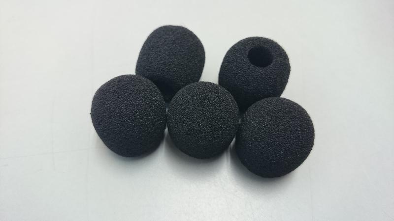 コントロールマイク風防（黒）5個セット ビクター WT-UM8、WD-UM15用、TOA WF-180用、TB-eye WFDI-TC2、CM11用 M-10Bビクター WT-UM8、WD-UM15用TOA WF-180用TB-eye WF...