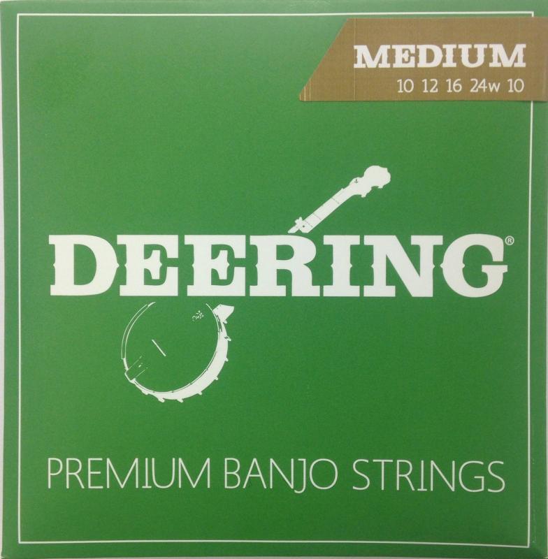 Deering バンジョー弦 ミディアムゲージ(10-12-16-24w-10) ST-M5ミディアムゲージ10-12-16-24w-10