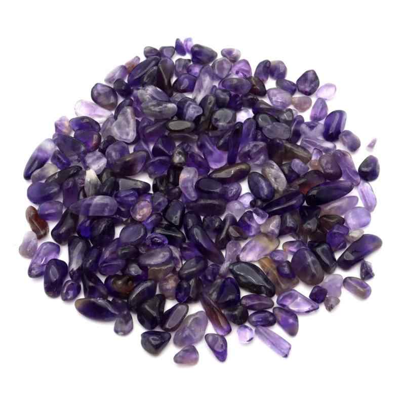 [GOLD STONE] アメジスト さざれ石 100g 紫水晶 天然石 パワーストーン 浄化グッズ 2月 誕生石