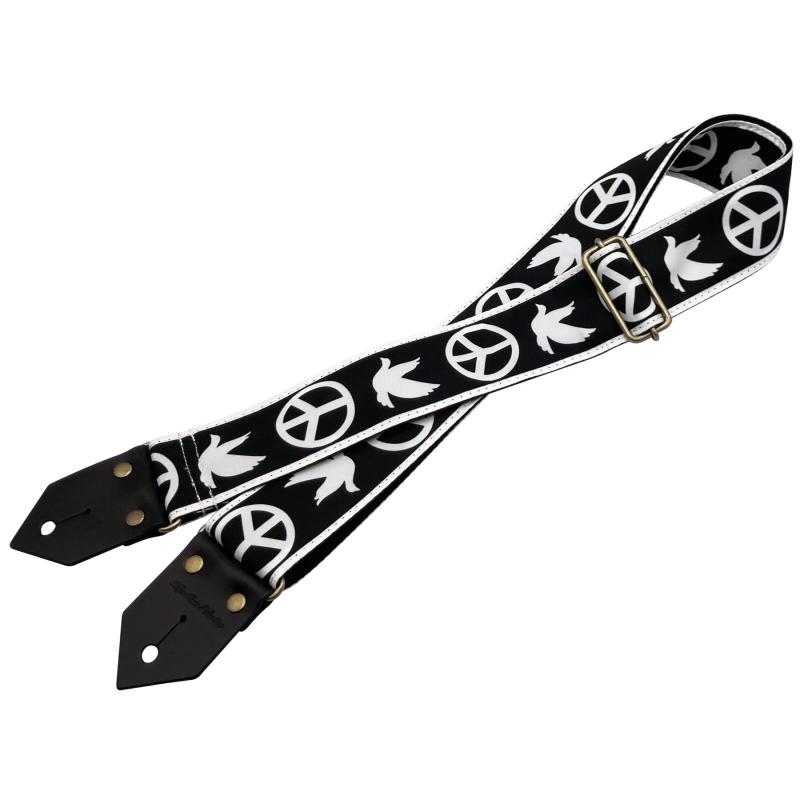 Spice Note スパイスノート ギターストラップ PTW Series "Peace &amp; Dove" 撥水性生地 日本製 ES-PTW50PD (全長820mm~1450mm)
