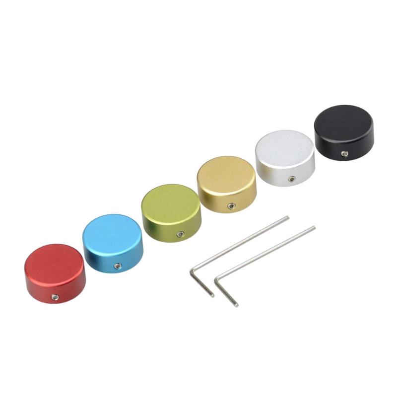 ギターエフェクトキャップ エフェクター フットスイッチハット レンチ2枚付け 6PCS/セットguitar effects pedal footswitch Hat耐久性のあるアルミニウム合金材で作られています内部にゴムを使用することでスイ...