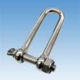 水本 ステンレス SPLUシャックル 呼び10mm 1個入 B-2777●ねじ径：W3/8●使用荷重(kN)：4.12●B(mm)：20●D(mm)：10●L(mm)：80●d(mm)：20