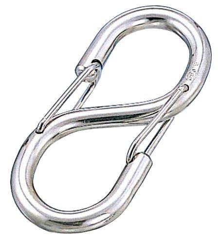 ステンレス金具 Sカンフック 全長125mm 開口部17mm 使用荷重120kgf参考使用荷重:120kgf開口部:17mm