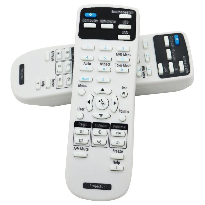 EachLight プロジェクター交換用 リモコン 適用Epson エプソン EH-TW5200, EH-TW530, EH-TW5350, EB-S02H, EB-S04, EB-S05, EB-S31, EB-W420, EH-TW40...