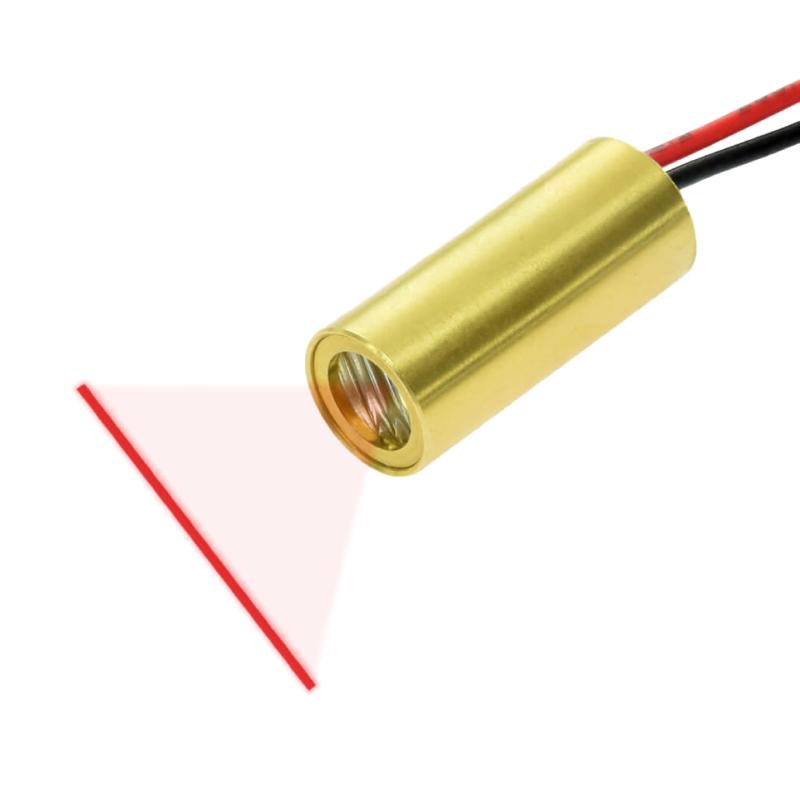 Quarton Green &amp; Red Line Laser Module, Class 1, Emitting Angle > 60°, Ultra-Thin 1.2mm laser line at 1 meter