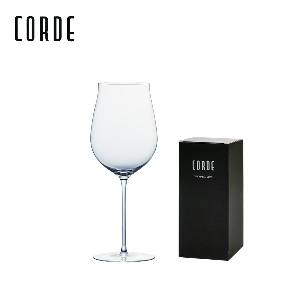 「CORDE(コルデ)」とはイタリア語で「弦」という意味。 弦のように細く、真っ直ぐな脚で立つ凛とした佇まいはテーブルコーディネートに気品を添え、より洗練された空間を演出します。 職人の手で一つ一つ丁寧につくられた、高品位なワイングラスシリ...
