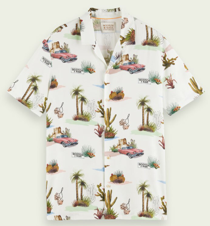 メンズシャツ 印刷 ボタンダウンクロージャ スプレッドカラー ケア:冷たい手洗い 52% ヴィスコース (エカバーロ) /48% ヴィスコース