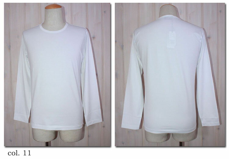 ---------------------------------- *素材* コットン95％ポリウレタン5％ ---------------------------------- サイズ 身幅　 肩幅　 着丈　 袖丈　 M 45 43 6...