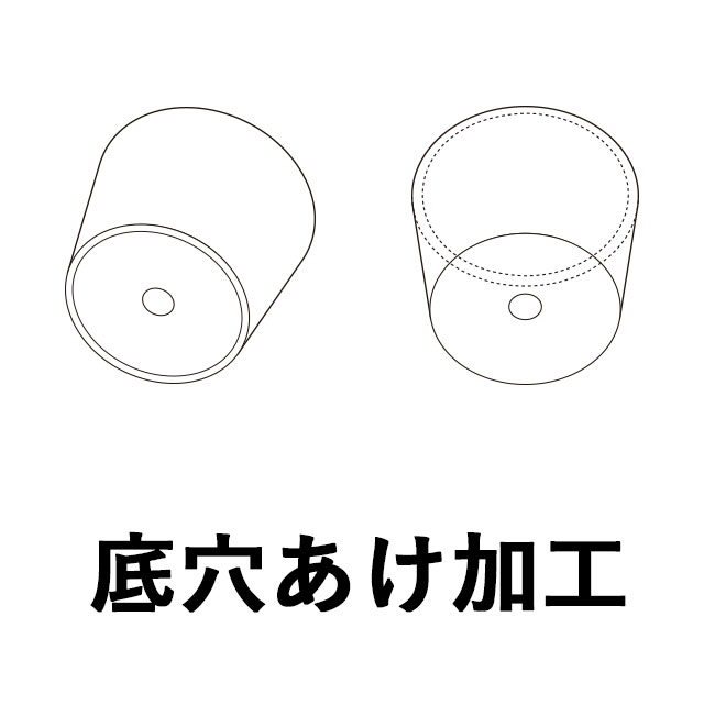 【※必ずご確認ください】 穴のない植木鉢に穴あけ加工を行います。 ご注文の際は、対象商品と合わせてのご購入をお願い致します。 商品ページにて穴あけ可と表記のない穴なし商品にはご対応しかねます。 穴あけをご希望される場合は必ず希望する商品をカ...