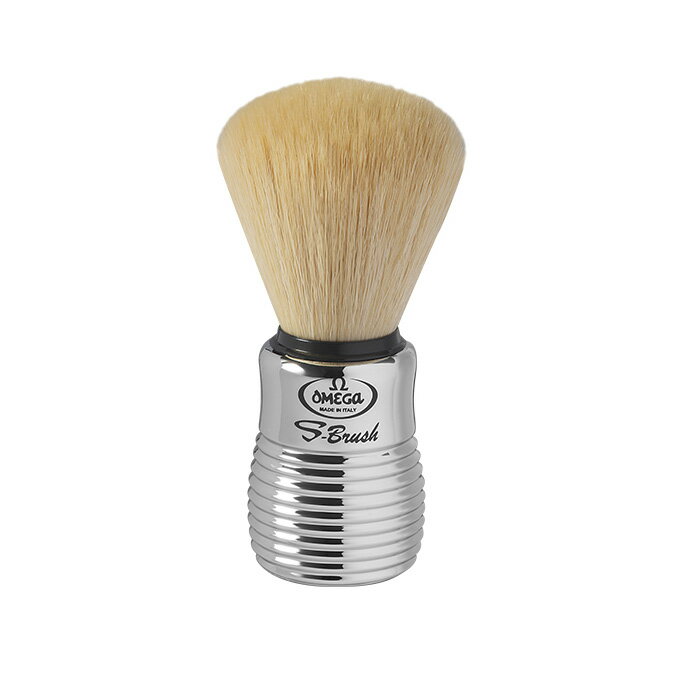 オメガ イタリア製 ひげブラシ S10081 エスブラシ ヒゲブラシ シェービングブラシ 人工毛 OMEGA 髭ブラシ 床屋 理容 プロ用 サロン 髭剃り 泡立ち 商品詳細 オメガ エス・ブラシ S10081 長年にわたる技術開発によって生...