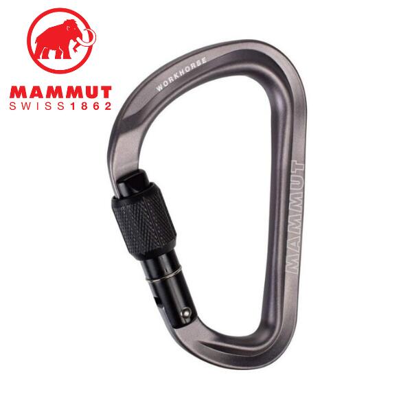 【マムート Workhorse HMS Screwgate Carabiner】 Workhorse Screwgateは,MAMMUT製品最強のカラビナで,最も耐久性の高い市販モデルのひとつ。 手袋をしたままでも操作しやすいサイズです。 ...