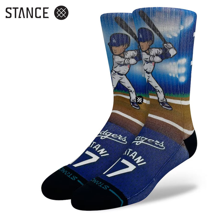 STANCE MLB カジュアルソックス Los Angeles Dodgers #17 大谷翔平 SHO TIME 2【UNISEX】 MLBロサンゼルス・ドジャース所属「二刀流」日本人メジャーリーガー大谷翔平選手がソックスになりました。...