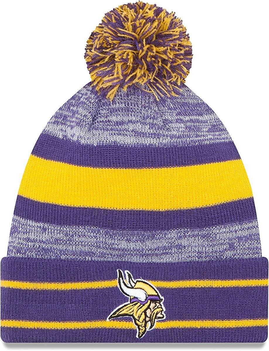 商品説明 New Era ユニセックス NFL Official Sport Knit Classic カフ付き ニット ポンポン ビーニー ハット Minnesota Vikings ご注意 商品イメージは極力商品本来の色が出るよう注意し...