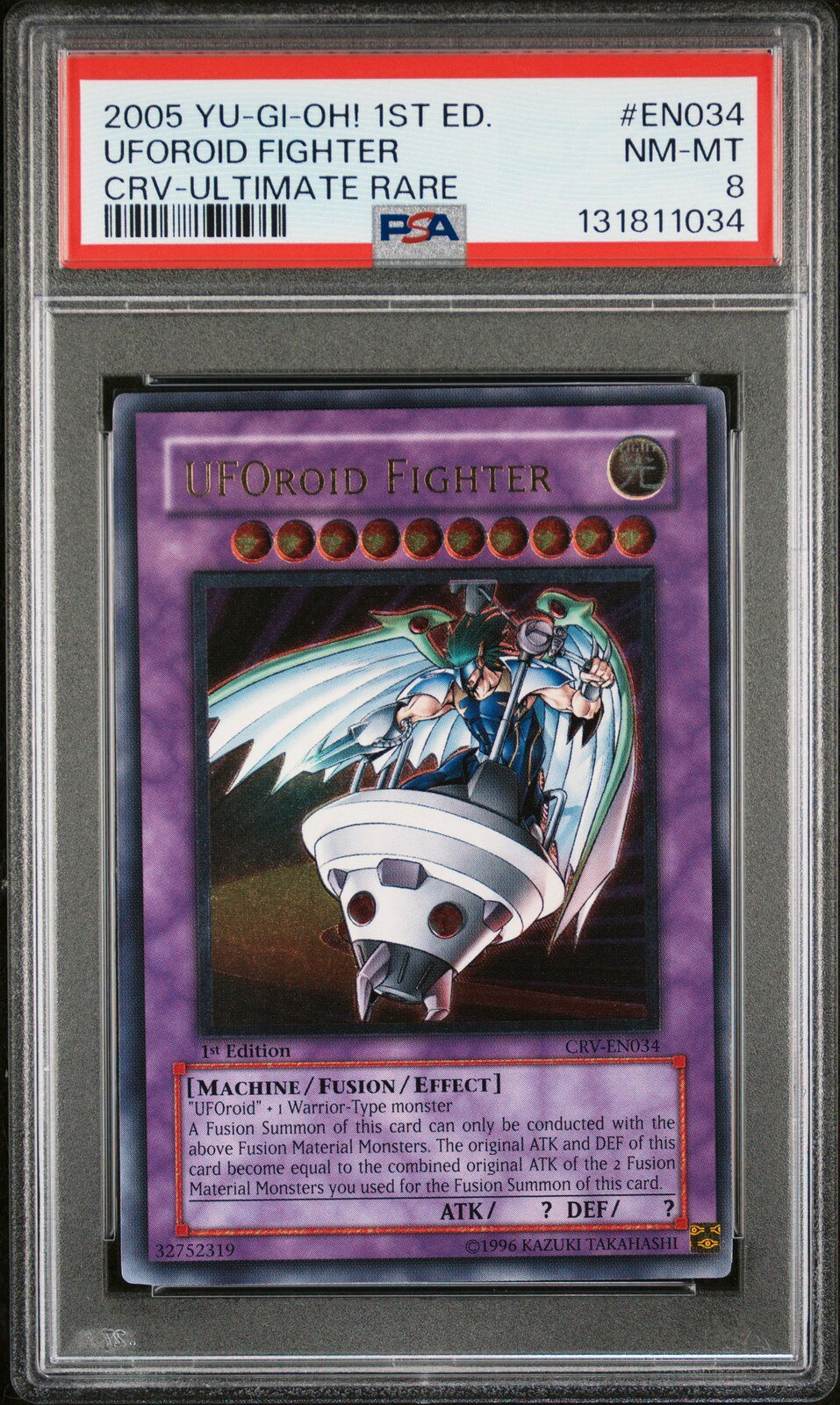 PRODUCT DETAILS 【商品情報】・鑑定機関：PSA・グレード：8・カード名（キャラクター）：UFOROID FIGHTER・年式・シリーズ（セット名）：2005 CRV-CYBERNETIC REVOLUTION・カード番号：#...
