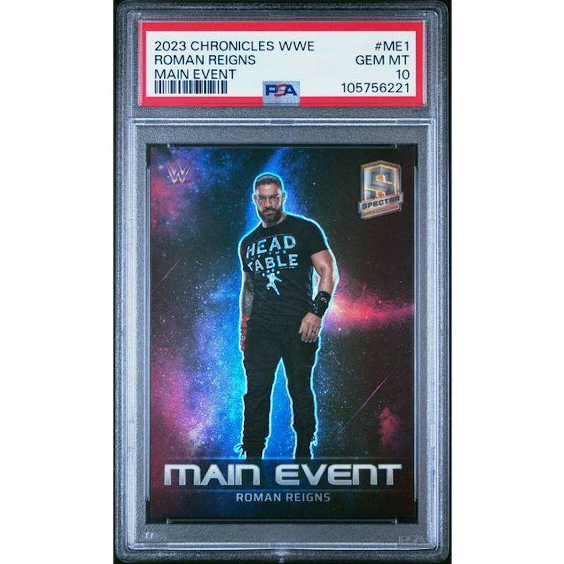 PRODUCT DETAILS レスリング 2023 Panini Chronicles ロマン・レインズ Main Event ME1 PSA 10 鑑定済【中古】【商品情報】・鑑定機関：PSA・グレード：10・選手：ロマン・レインズ選手...