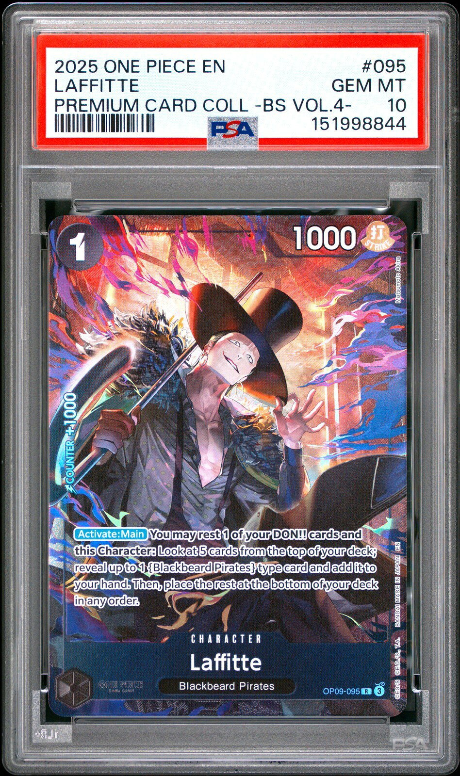PRODUCT DETAILS 【商品情報】・鑑定機関:PSA・グレード:10・カード名（キャラクター）:LAFFITTE (ラフィット)・年式・シリーズ（セット名）:2025 PREMIUM CARD COLLECTION -BEST S...