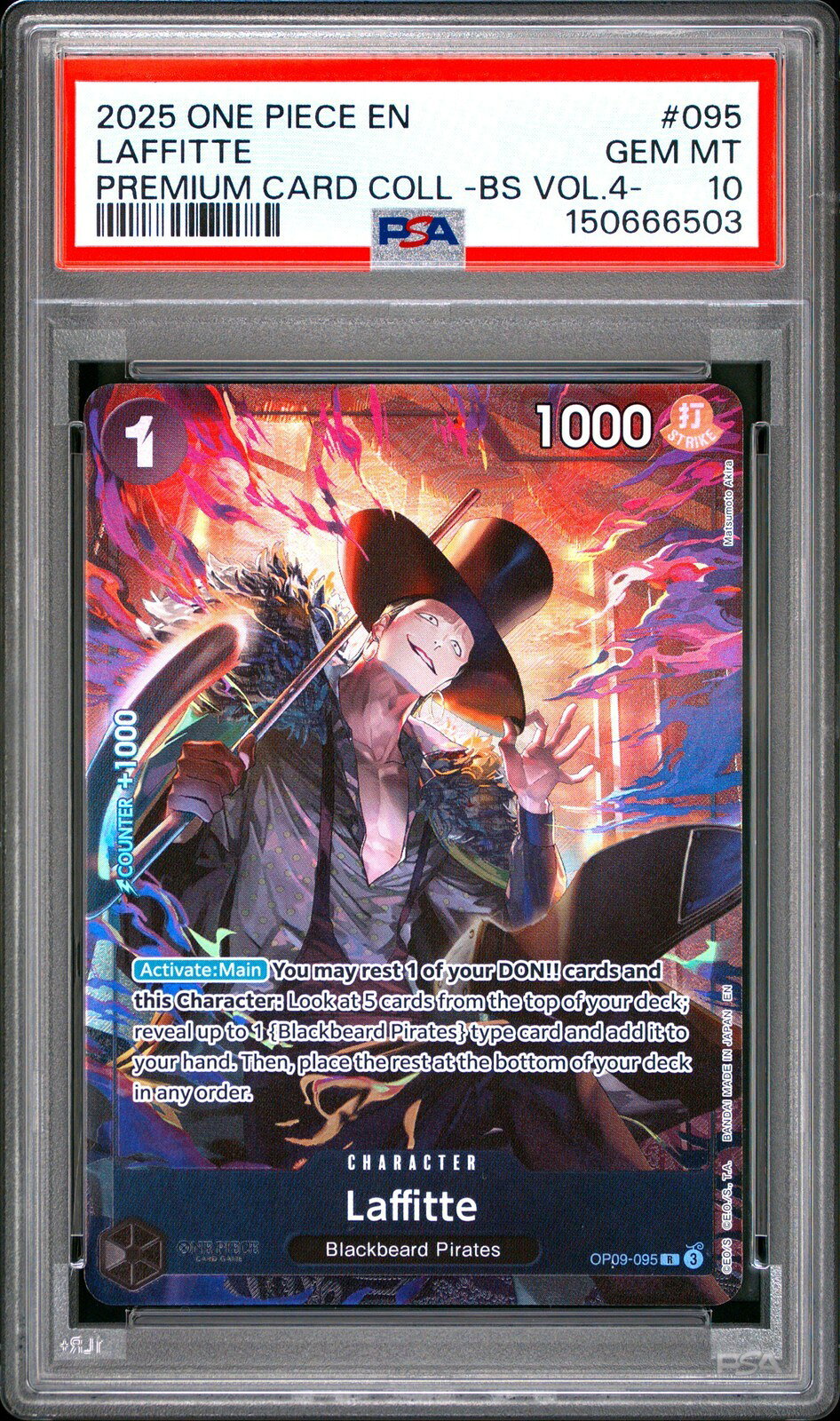 PRODUCT DETAILS 【商品情報】・鑑定機関:PSA・グレード:10・カード名（キャラクター）:LAFFITTE（ラフィット）・年式・シリーズ（セット名）:2025 PREMIUM CARD COLLECTION -BEST SE...