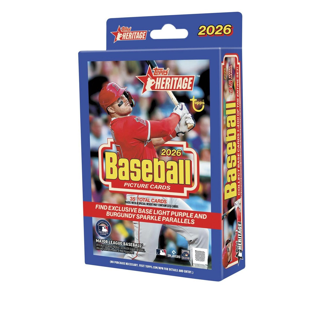 PRODUCT DETAILS MLB 2026 Topps Heritage ベースボール ハンガーボックス 未開封【商品仕様】・ シリーズ：2026 Topps Heritage・ アイテム種別：ハンガーボックス・ 1ボックス総カード枚...
