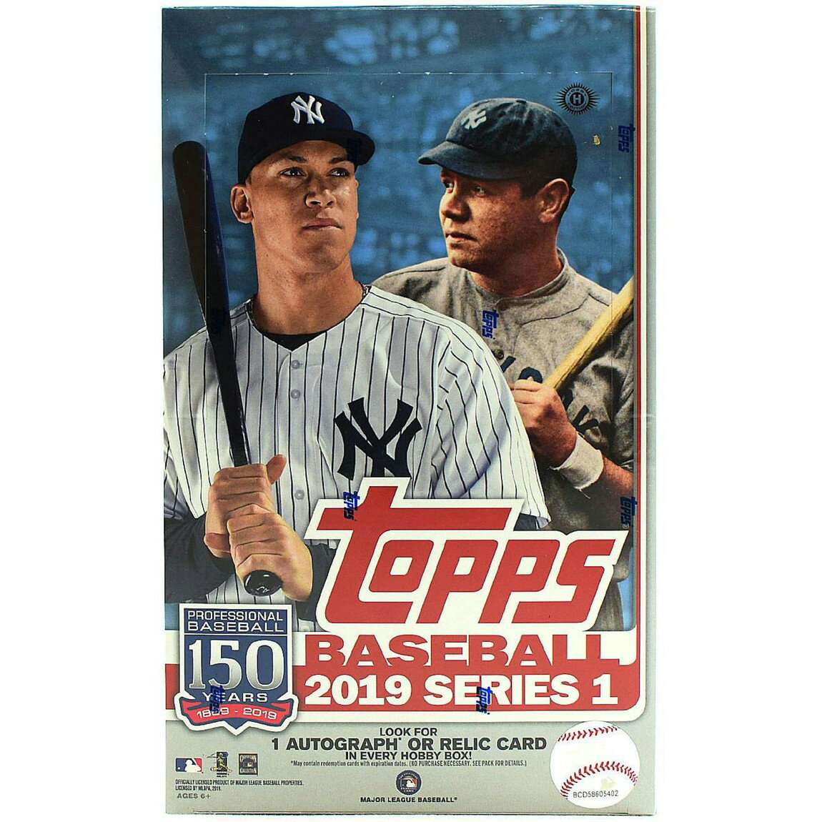 PRODUCT DETAILS MLB 2019 Topps Series 1 Baseball ホビーボックス 未開封【商品仕様】・ シリーズ：2019 Topps Series 1 Baseball・ 1ボックス当たりのパック数：24パ...