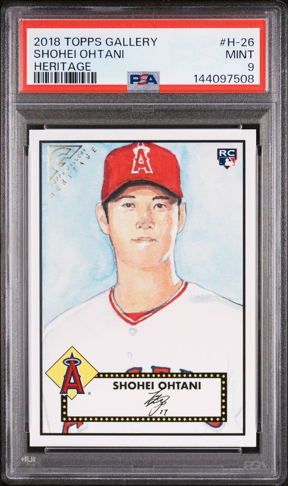 PRODUCT DETAILS MLB 2018 Topps Gallery Heritage 大谷翔平 #H-26 PSA 9 鑑定済【中古】【商品情報】・鑑定機関：PSA・グレード：9・選手：大谷翔平選手・年式・シリーズ：2018 To...