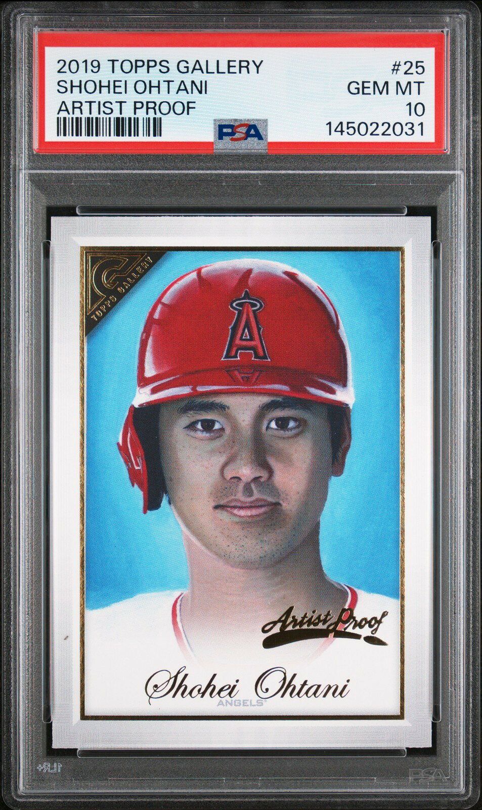 PRODUCT DETAILS MLB 2019 TOPPS GALLERY ARTIST PROOF 大谷翔平 #25 PSA 10 鑑定済【中古】【商品情報】・鑑定機関：PSA・グレード：10・選手：大谷翔平選手・年式・シリーズ：201...