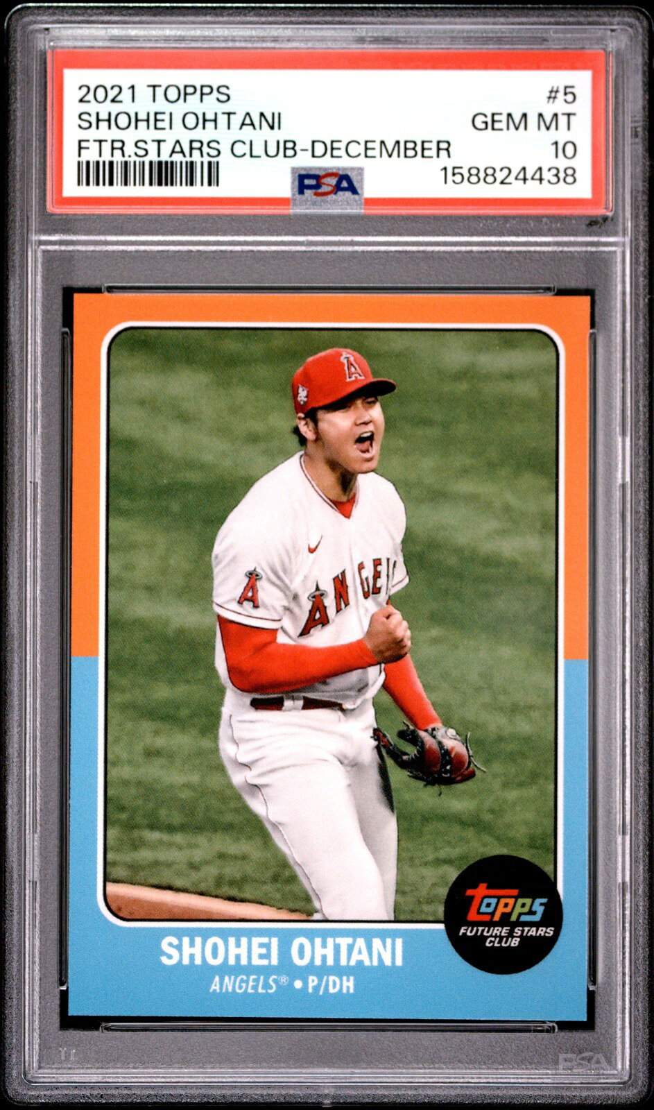 PRODUCT DETAILS MLB 2021-2022 TOPPS FUTURE STARS CLUB DECEMBER 大谷翔平 #5 PSA10 鑑定済【中古】【商品情報】・鑑定機関：PSA・グレード：10・選手：大谷翔平選手・年式...