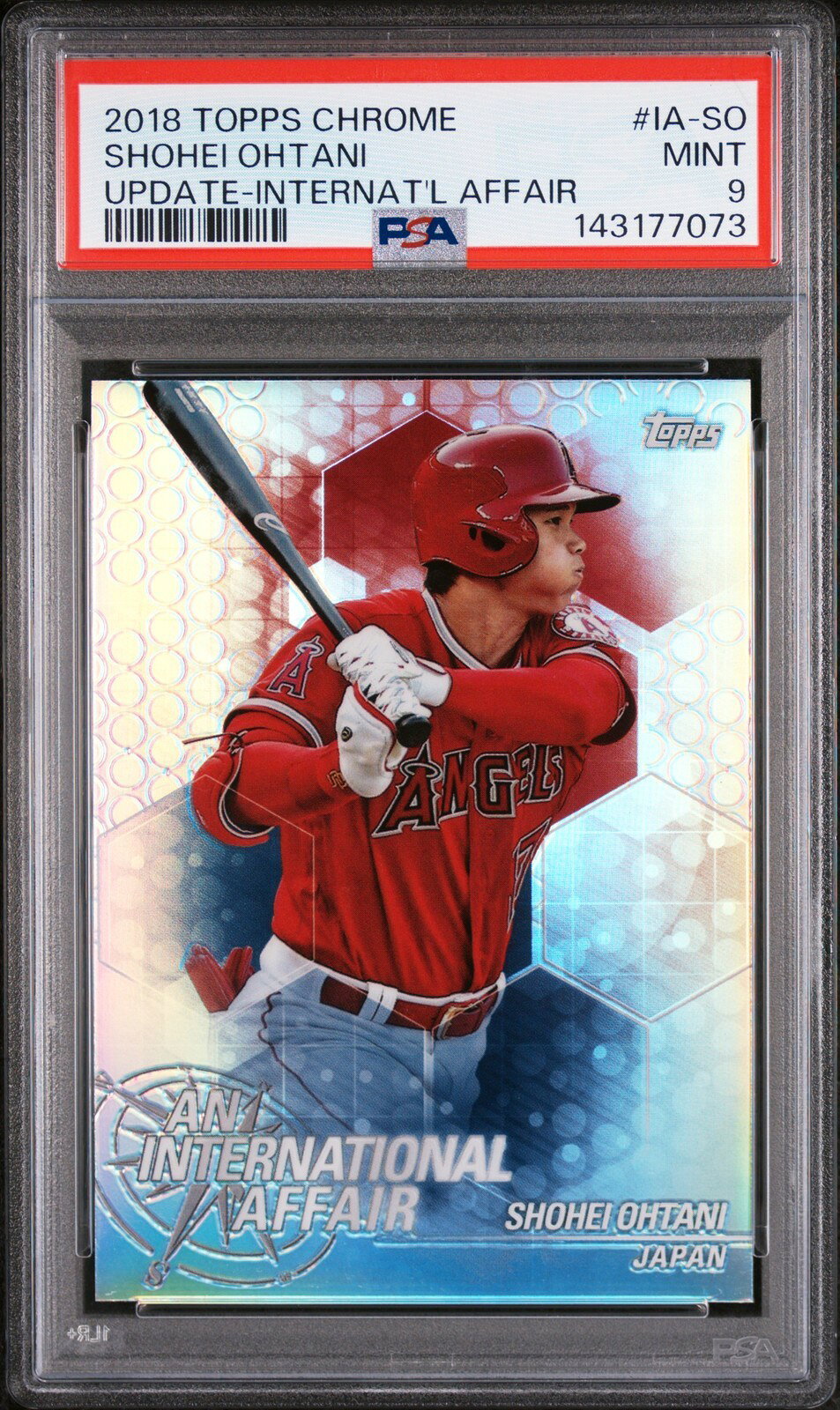 PRODUCT DETAILS MLB 2018 Topps Chrome Update An International Affair 大谷翔平 #IA-SO PSA9 鑑定済【中古】【商品情報】・鑑定機関：PSA・グレード：9・選手：大...