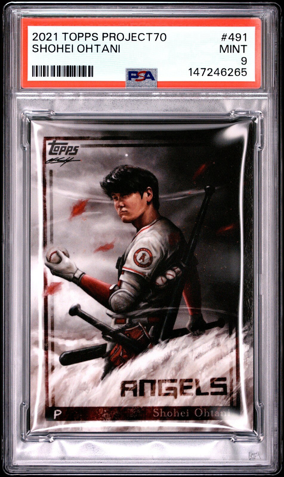 PRODUCT DETAILS MLB 2021 TOPPS PROJECT70 大谷翔平 #491 PSA9 鑑定済【中古】【商品情報】・鑑定機関：PSA・グレード：9・選手：大谷翔平選手・年式・シリーズ：2021 TOPPS PROJE...