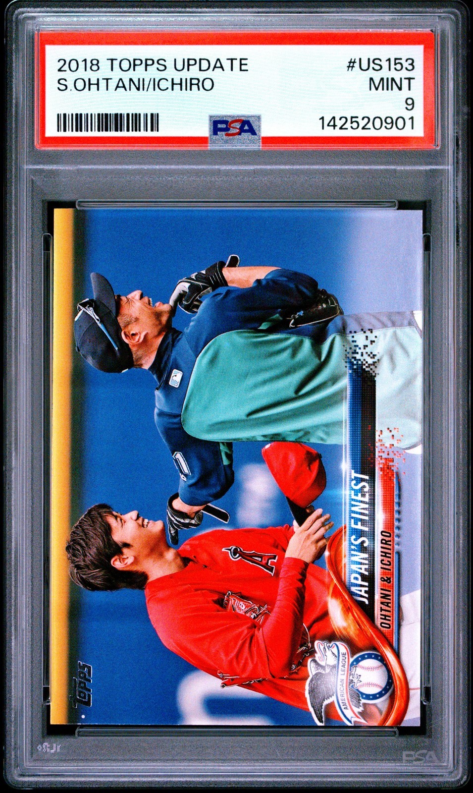 PRODUCT DETAILS MLB 2018 Topps Update イチロー 大谷翔平 #US153 PSA9 鑑定済【中古】【商品情報】・鑑定機関：PSA・グレード：9・選手：イチロー選手、大谷翔平選手・年式・シリーズ：2018 ...