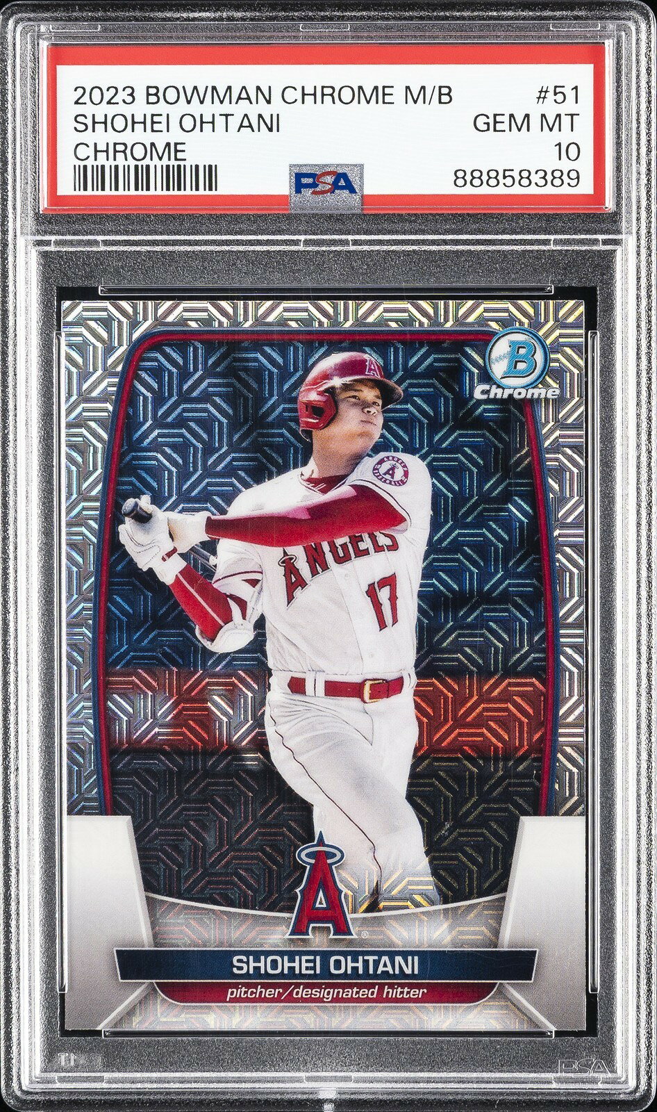 PRODUCT DETAILS MLB 2023 BOWMAN MEGA BOX CHROME 大谷翔平 #51 PSA 10 鑑定済【中古】【商品情報】・鑑定機関：PSA・グレード：10・選手：大谷翔平選手・年式・シリーズ：2023 BO...