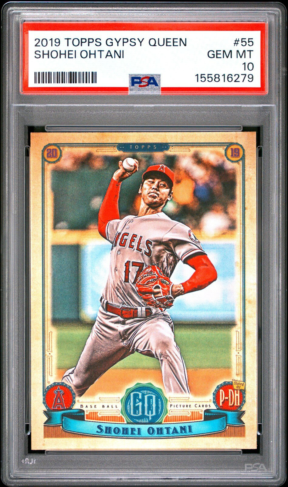 PRODUCT DETAILS MLB 2019 TOPPS GYPSY QUEEN 大谷翔平 #55 PSA 10 鑑定済【中古】【商品情報】・鑑定機関：PSA・グレード：10・選手：大谷翔平選手・年式・シリーズ：2019 TOPPS G...