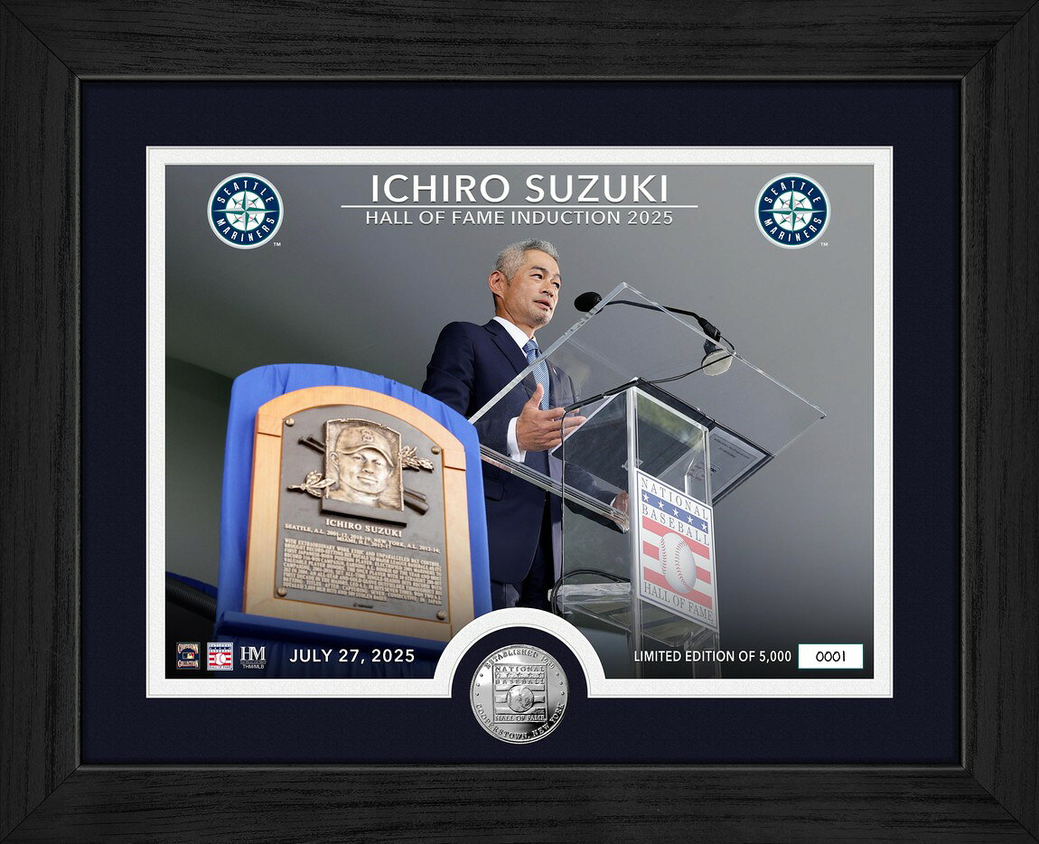 PRODUCT DETAILS MLB イチロー シアトル・マリナーズ 2025年 殿堂入り シルバーコイン フォトミント 額装ディスプレイ【商品情報】・選手：イチロー 選手・チーム：シアトル・マリナーズ・出来事・受賞：2025年 殿堂入り...