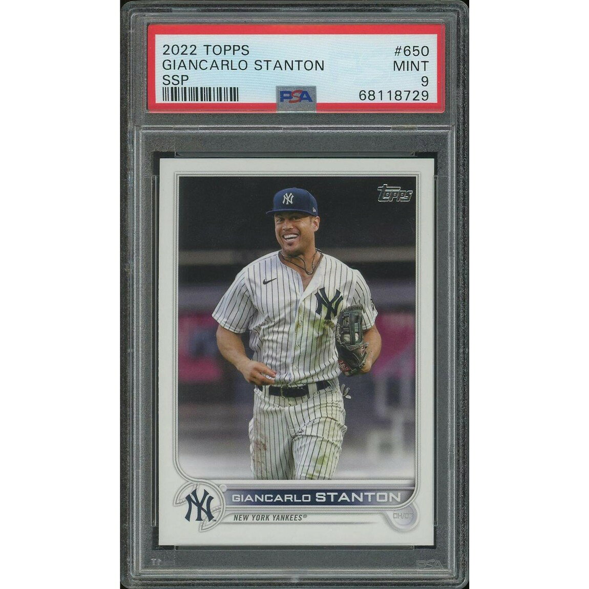 PRODUCT DETAILS 【中古】MLB 2022 Topps Baseball ジャンカルロ・スタントン SSP #650 PSA 9 鑑定済【商品情報】・ 鑑定機関：PSA・ グレード：9 (MINT)・ 選手：ジャンカルロ・スタ...