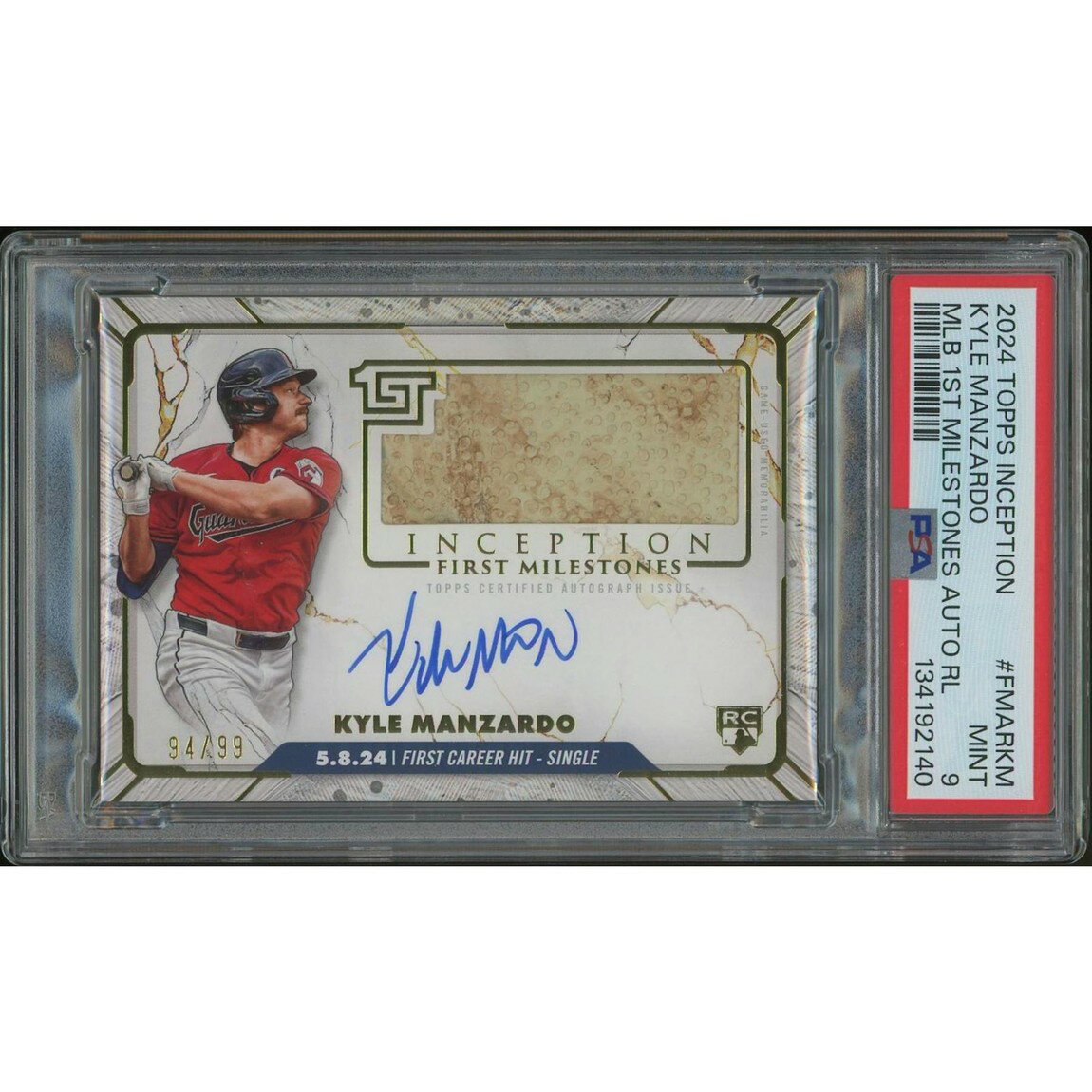 PRODUCT DETAILS 【中古】MLB 2024 Topps Inception カイル・マンザード First Milestones Rookie Base Auto #94/99 #FMARKM PSA9 (MINT) 鑑定済【...