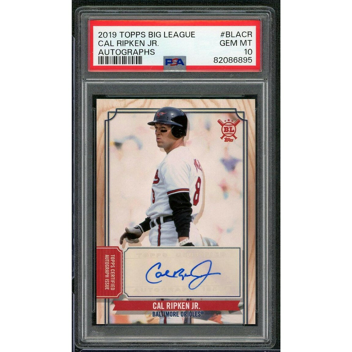 PRODUCT DETAILS 【中古】MLB 2019 Topps Big League カル・リプケン・ジュニア Auto PSA 10 鑑定済【商品情報】・ 鑑定機関：PSA・ グレード：10・ 選手：カル・リプケン・ジュニア・ 年式...