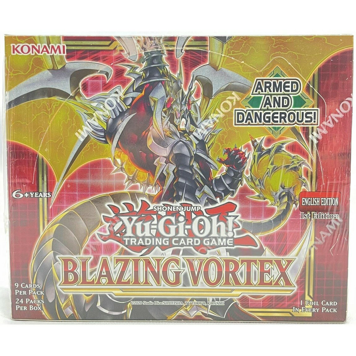 PRODUCT DETAILS 遊戯王英語版 2021 Blazing Vortex Booster Box【商品仕様】1ボックス：24パック入り1パック：9枚入り総カード枚数：100種【ランダム封入（パラレル・インサート・サイン等）】以下...