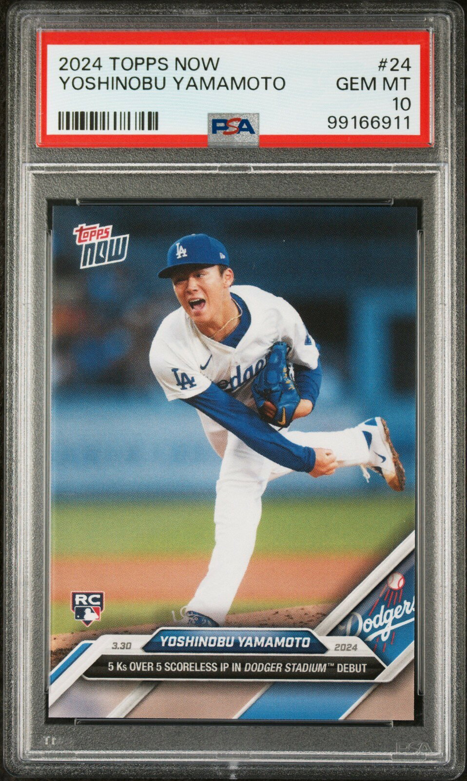 PRODUCT DETAILS MLB 2024 TOPPS NOW 山本由伸 #24 PSA10 鑑定済【中古】【商品情報】・鑑定機関：PSA・グレード：10・選手：山本由伸 選手・年式・シリーズ：2024 TOPPS NOW・カード番号...