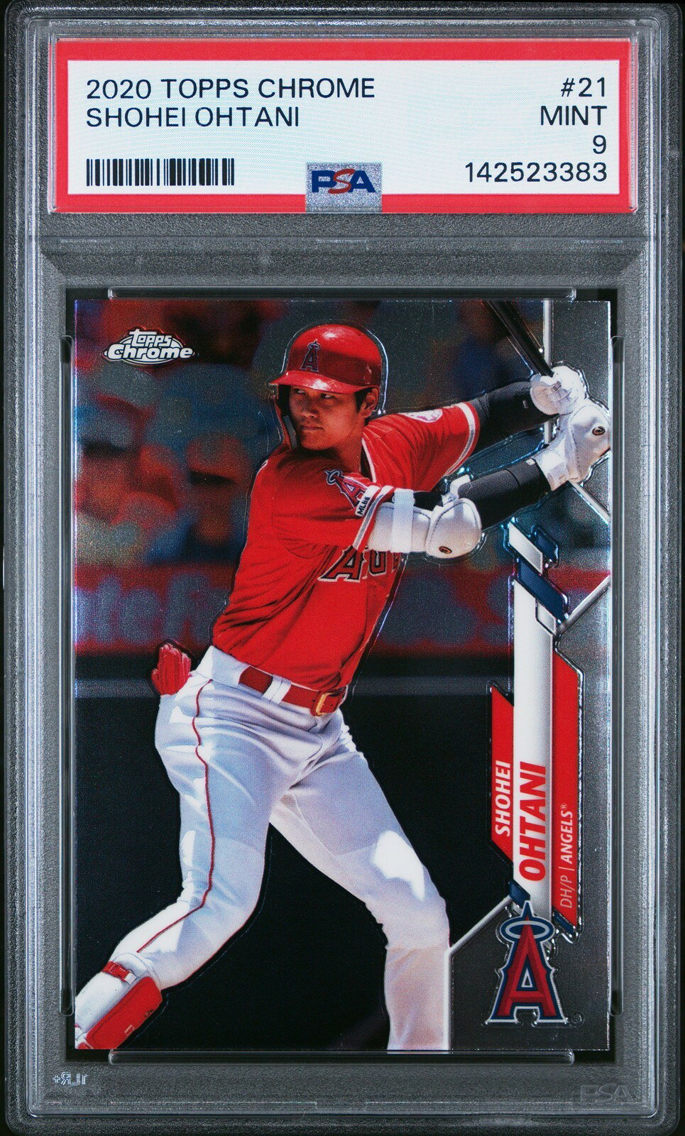 PRODUCT DETAILS MLB 2020 TOPPS CHROME 大谷翔平 #21 PSA 9 鑑定済【中古】【商品情報】・鑑定機関：PSA・グレード：9・選手：大谷翔平選手・年式・シリーズ：2020 TOPPS CHROME・カ...