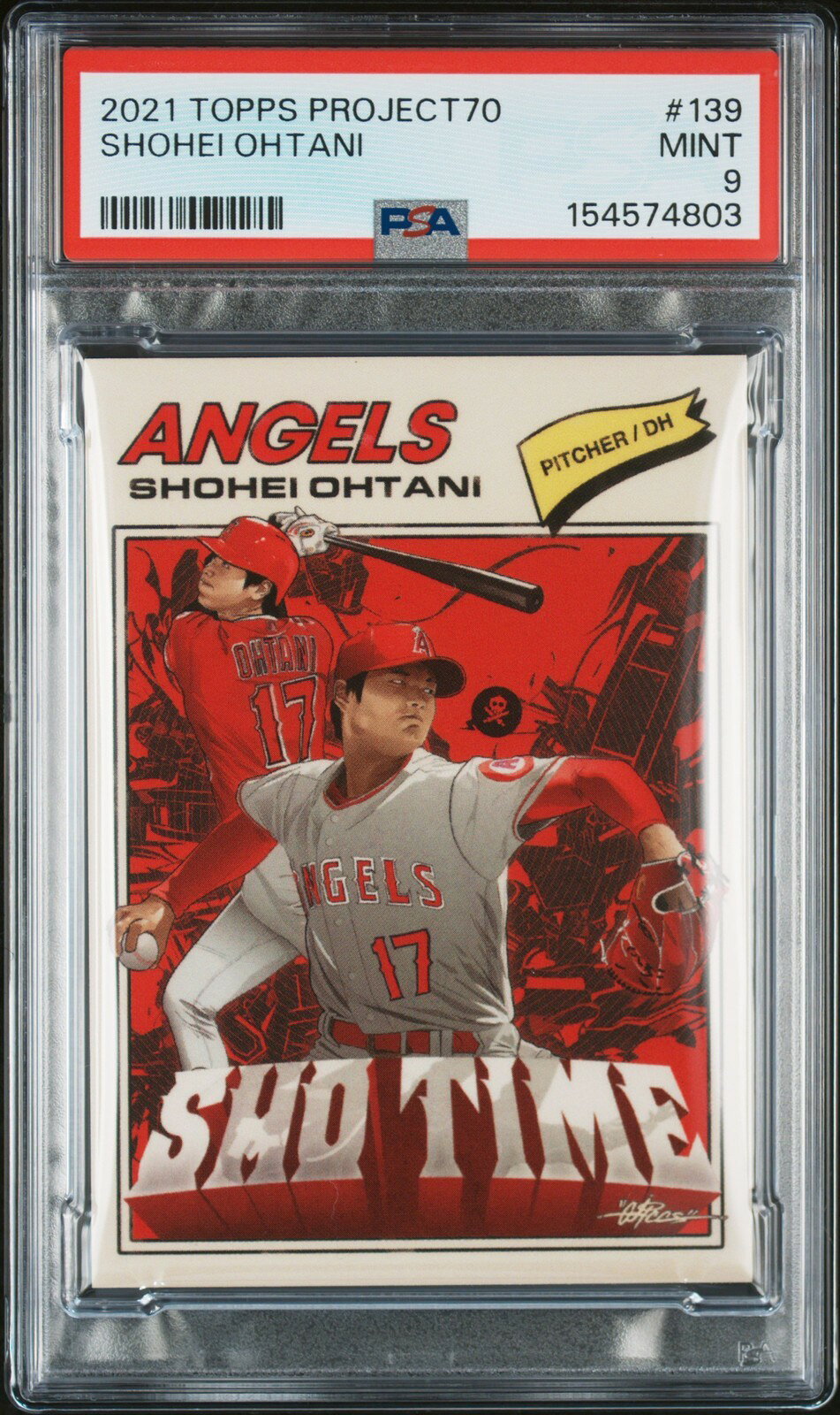 PRODUCT DETAILS MLB 2021 TOPPS PROJECT70 大谷翔平 #139 PSA9 鑑定済【中古】【商品情報】・鑑定機関：PSA・グレード：9・選手：大谷翔平選手・年式・シリーズ：2021 TOPPS PROJE...