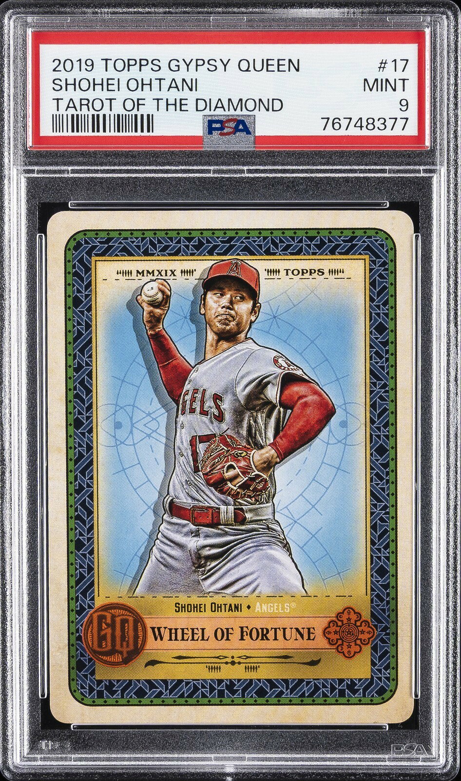 PRODUCT DETAILS MLB 2019 TOPPS GYPSY QUEEN 大谷翔平 TAROT OF THE DIAMOND #17 PSA 9 鑑定済【中古】【商品情報】・鑑定機関：PSA・グレード：9・選手：大谷翔平選手・年...