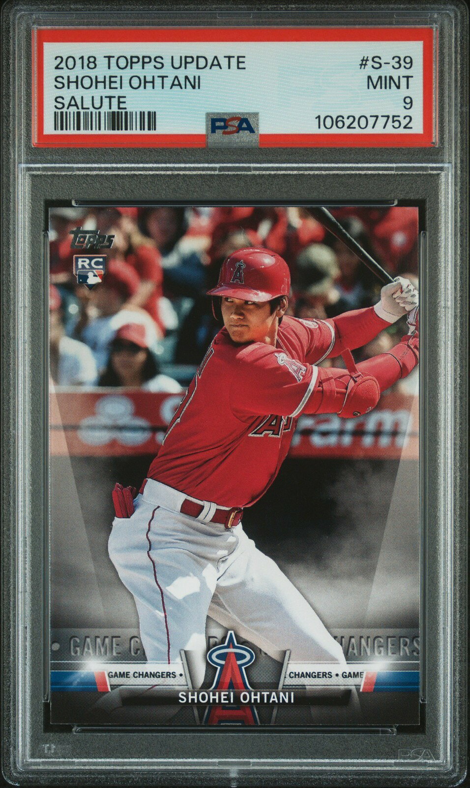 PRODUCT DETAILS MLB 2018 TOPPS UPDATE SALUTE 大谷翔平 #S-39 PSA 9 鑑定済【中古】【商品情報】・鑑定機関：PSA・グレード：9・選手：大谷翔平選手・年式・シリーズ：2018 TOPPS...