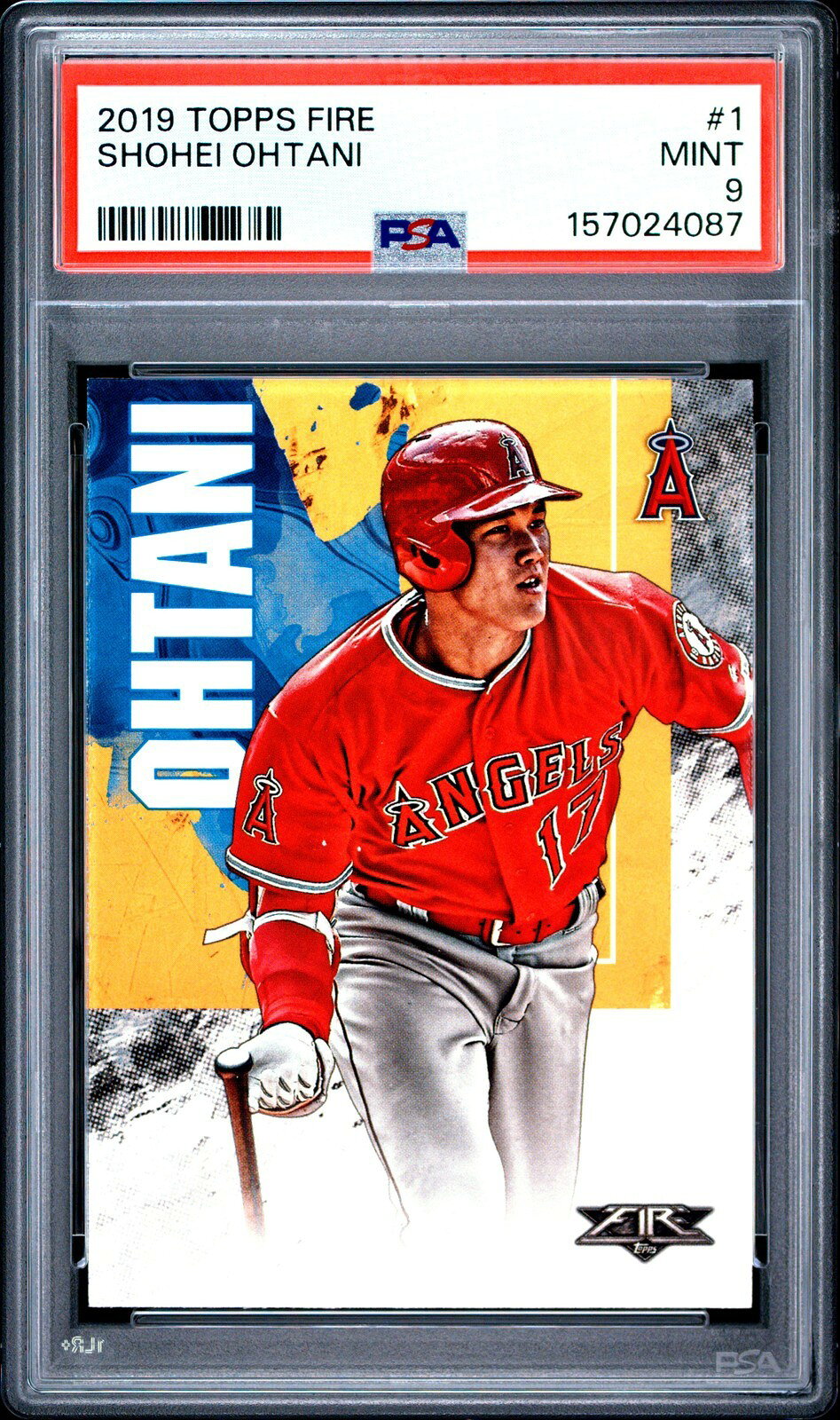 PRODUCT DETAILS MLB 2019 TOPPS FIRE 大谷翔平 #1 PSA9 鑑定済【中古】【商品情報】・鑑定機関：PSA・グレード：9・選手：大谷翔平選手・年式・シリーズ：2019 TOPPS FIRE・カード番号：#...