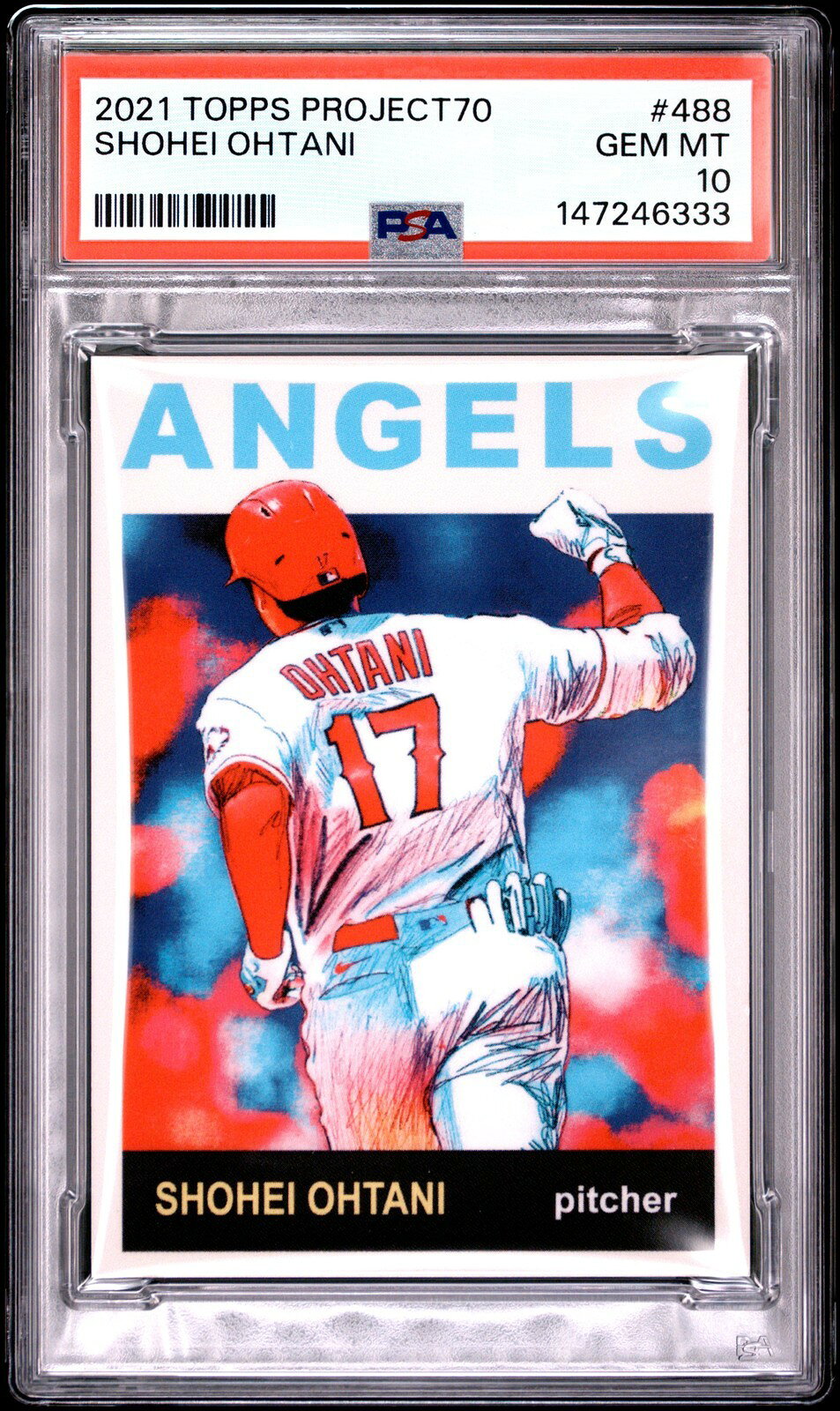 PRODUCT DETAILS MLB 2021 TOPPS PROJECT70 大谷翔平 #488 PSA10 鑑定済【商品情報】・鑑定機関：PSA・グレード：10・選手：大谷翔平選手・年式・シリーズ：2021 TOPPS PROJECT...