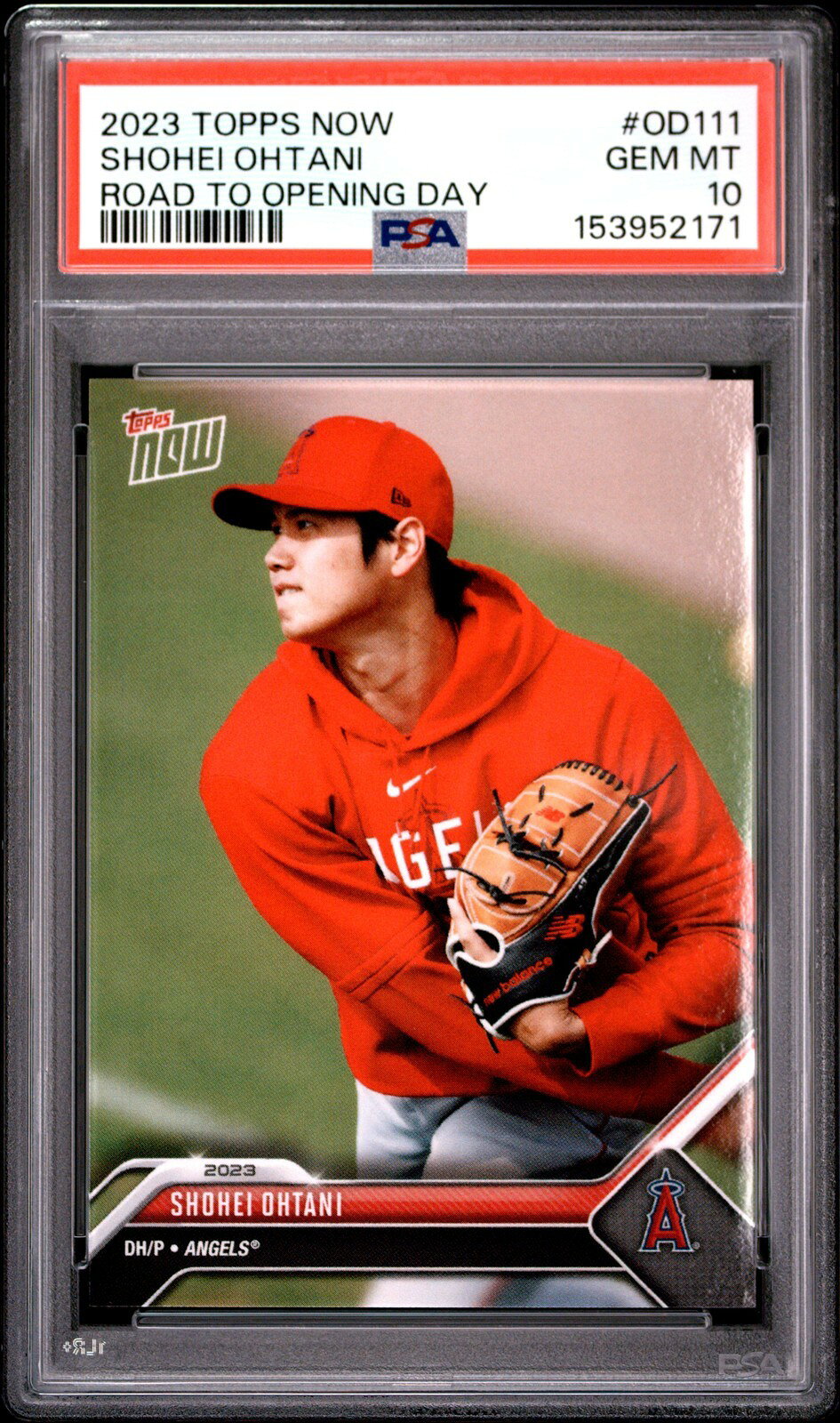 PRODUCT DETAILS MLB 2023 TOPPS NOW ROAD TO OPENING DAY 大谷翔平 #OD111 PSA10 鑑定済【商品情報】・鑑定機関：PSA・グレード：10・選手：大谷翔平 選手・年式・シリーズ：2...