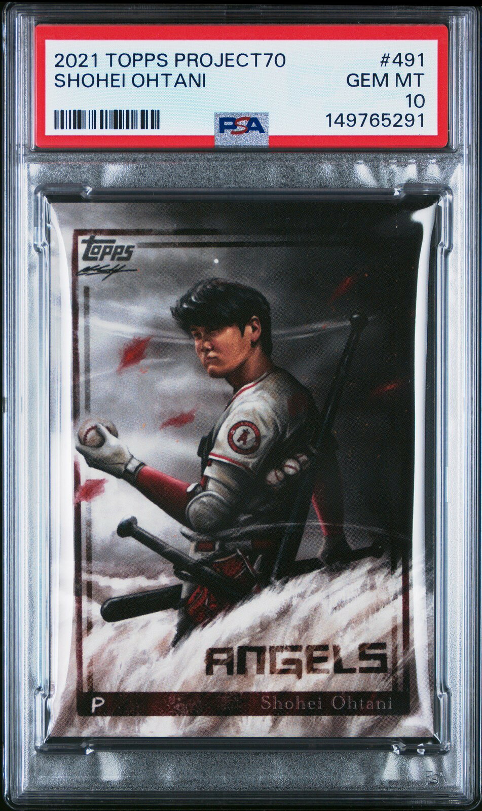 PRODUCT DETAILS MLB 2021 TOPPS PROJECT70 大谷翔平 #491 PSA10 鑑定済【中古】【商品情報】・鑑定機関：PSA・グレード：10・選手：大谷翔平選手・年式・シリーズ：2021 TOPPS PRO...
